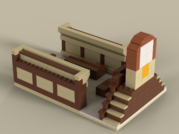 LEGO MOC Ace Attorney Courtroom by YellowDonut | Rebrickable - Build ...