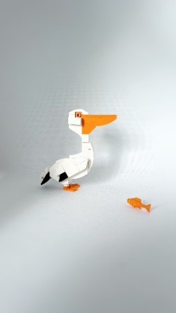 LEGO MOC Great white pelican by DiegoFontana | Rebrickable - Build with ...