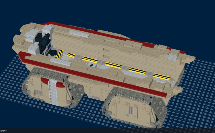 LEGO MOC-210537 Behemoth Sandcrawler by Hedu88 | Rebrickable - Build ...