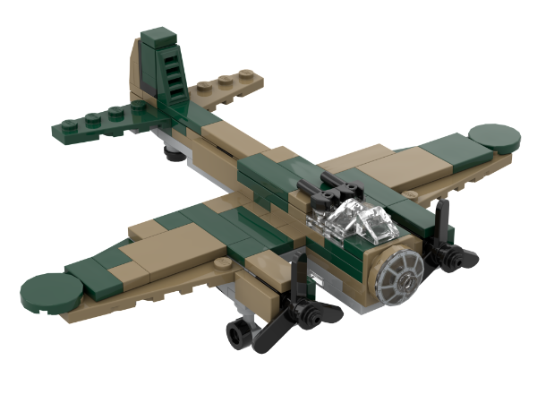 LEGO MOC-160204 Micro Junkers Ju 88 A-4 & G-6 by xpasza | Rebrickable ...