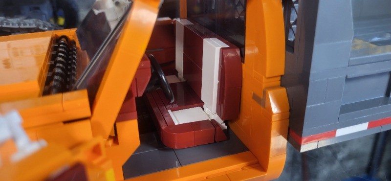 LEGO MOC-96608 Chevrolet K10 Silverado 1978 (orange-white) by Jeka ...