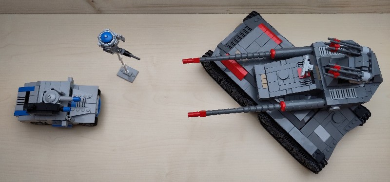LEGO MOC Overlord Tank by olberer | Rebrickable - Build with LEGO
