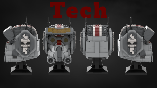 LEGO MOC Tech Helmet by Ant0noo | Rebrickable - Build with LEGO