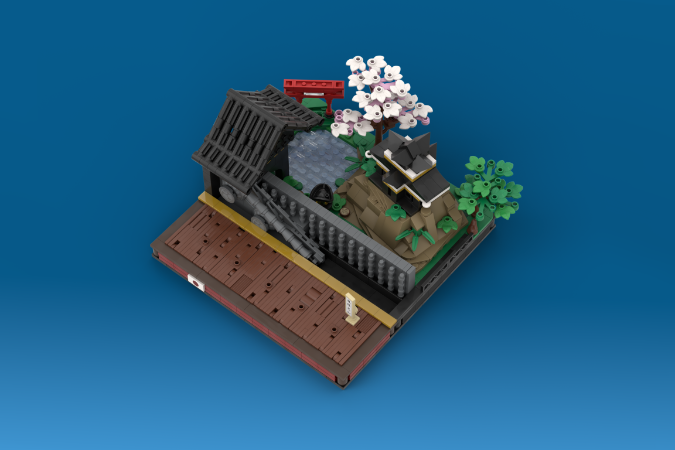 LEGO MOC Street Fighter: Ryu Stage by brisolla | Rebrickable - Build ...