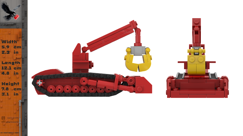 LEGO MOC Chernobyl RC Mobot by NightHawk11991 | Rebrickable - Build ...