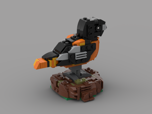 LEGO MOC Baltimore Oriole by Penguins and plastic | Rebrickable - Build ...
