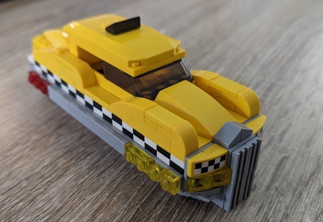 LEGO MOC Korben Dallas, 5th Element Taxi - 6 wide Speed Champions scale ...
