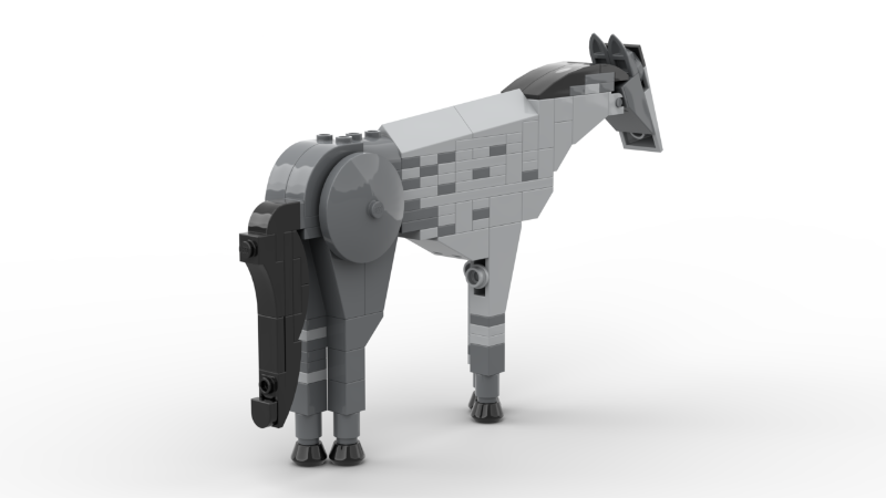 LEGO MOC Horse by OwlClicker | Rebrickable - Build with LEGO