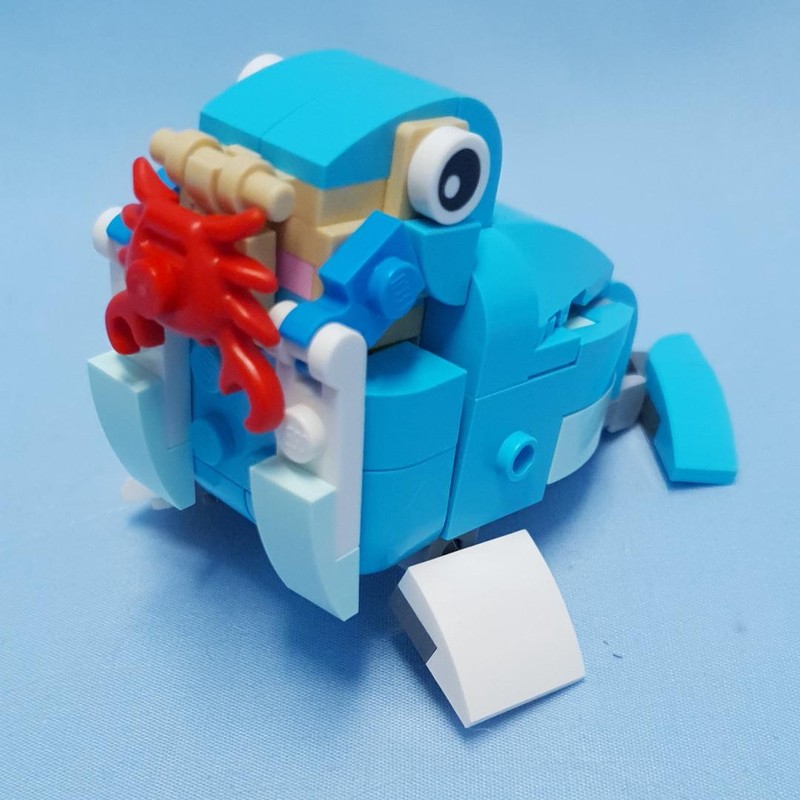 Mini MOC Madness - 31128-1 - Dolphin and Turtle | Rebrickable - Build ...