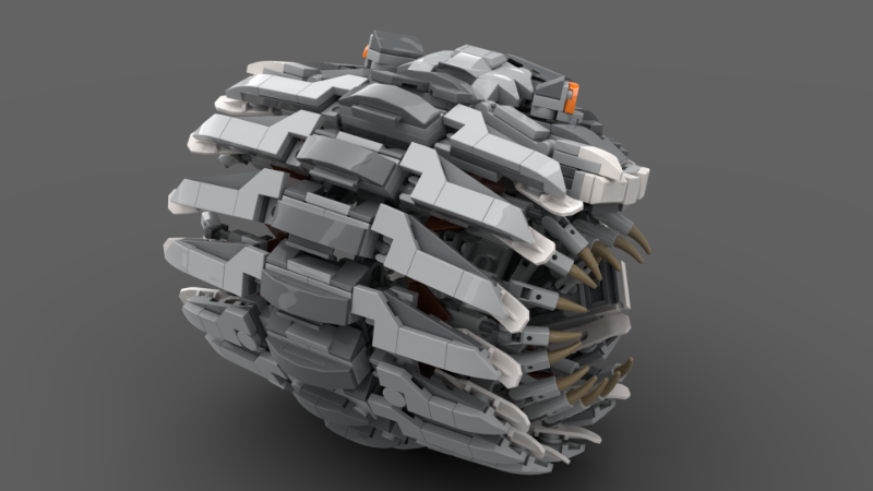 LEGO MOC-165196 Exhibit MOC - Trilobite (Phacopid) by Millar MOCs ...