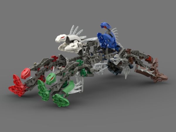 LEGO MOC Rahkshi Nui Combo (using all pieces) by Vahmi | Rebrickable ...