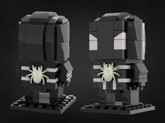 LEGO MOC Spider-Man Brickheadz by Ant0noo | Rebrickable - Build with LEGO