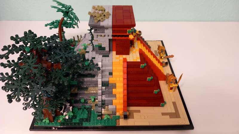 LEGO MOC-151081 Mesoamerican Temple, or: then and now in Mesoamerica ...