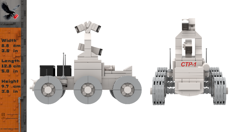 LEGO MOC Lunokhod STR-1 by NightHawk11991 | Rebrickable - Build with LEGO