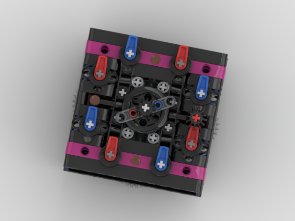 LEGO MOC-163182 Lego MOC distribution transmission 8 outputs by larwa ...
