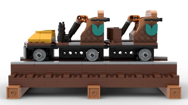 LEGO MOC ROLLERCOASTER - TROY - TOVERLAND by Coasters.bricks.worldwide ...