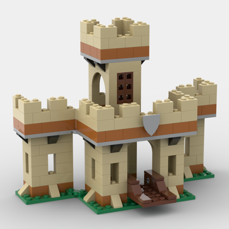 LEGO MOC-179679 Classic Mini Castle by isobricks | Rebrickable - Build ...