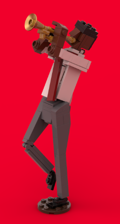 LEGO MOC 21442 Trumpet Player - Inspired by Hsinwei Chi's original ...