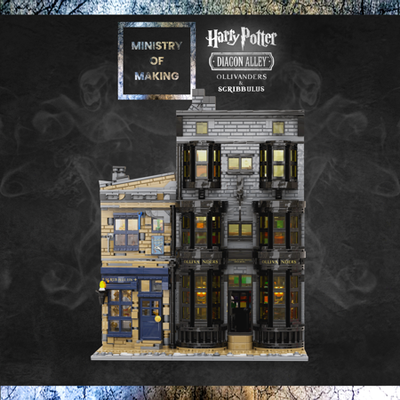 LEGO MOC Diagon Alley: Ollivanders & Scribbulus Modular by ...
