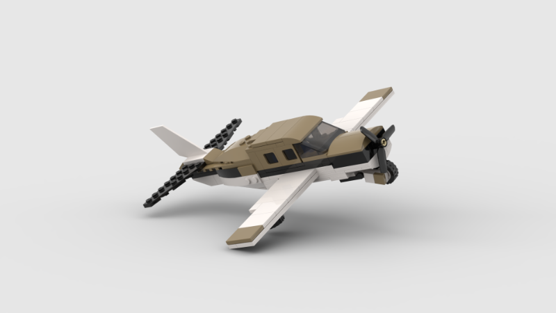 LEGO MOC-150531 Cirrus sr22 by ThatPilotBoy | Rebrickable - Build with LEGO