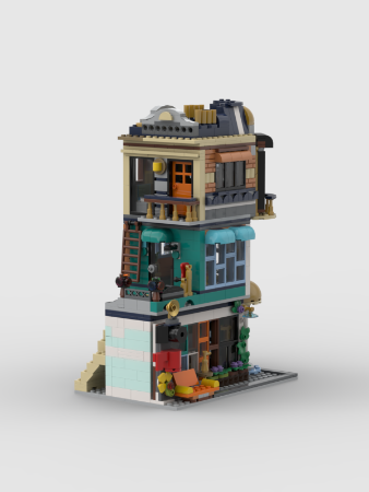 LEGO MOC Flower shop, Cafe, and Photo Studio, Lego 31141 Alternate build by Joonybrick ...