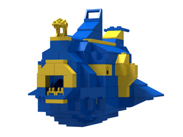 LEGO MOC Deep fanta-sea fish by cyx | Rebrickable - Build with LEGO