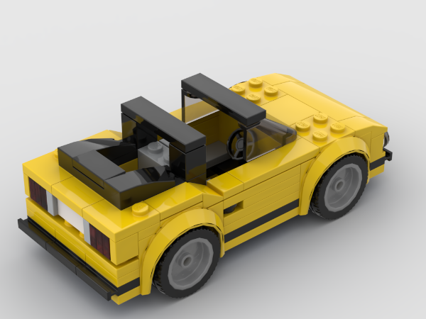 LEGO MOC Yellow Cabrio by Chakotay | Rebrickable - Build with LEGO