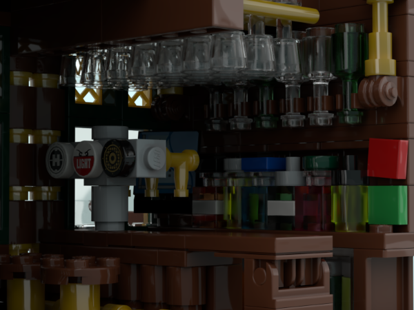LEGO MOC The Crown Pub by ThatPinballWizard | Rebrickable - Build with LEGO