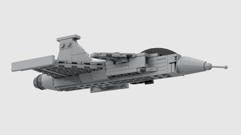 LEGO MOC JAS 39 Gripen (1/70 scale) by clippy923 | Rebrickable - Build ...