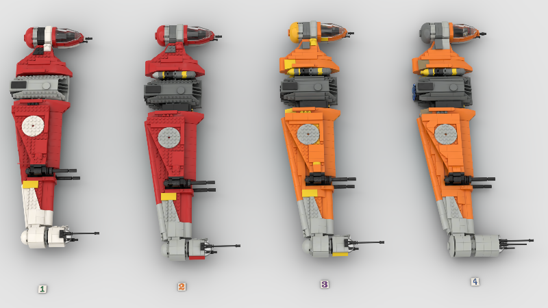 LEGO MOC Blade Wing Prototype B- Wing Starfighter by enfurnoh ...