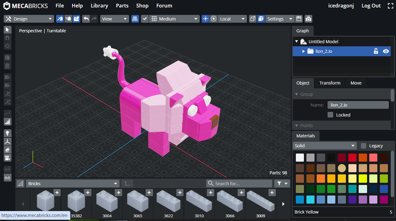 Rebrickable Help Guide: Mecabricks | Rebrickable - Build with LEGO