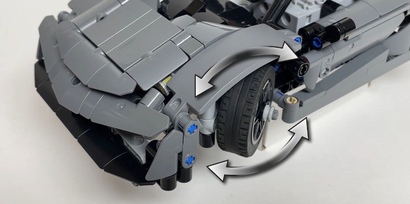 LEGO MOC 42173 Koenigsegg Jesko Absolut RC MOD for Power Function ...