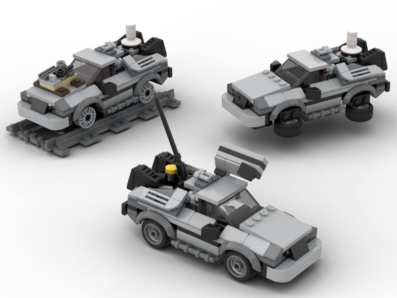 LEGO MOC-244082 DeLorean by hoppepe | Rebrickable - Build with LEGO
