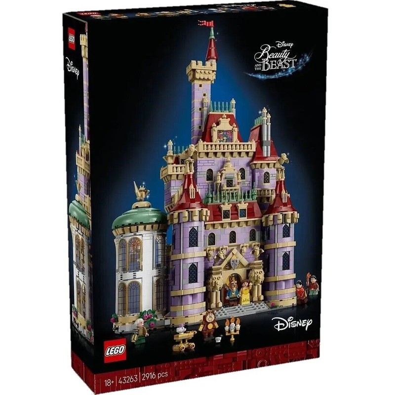 Review: 43263-1 - Beauty and the Beast Castle | Rebrickable - Build ...
