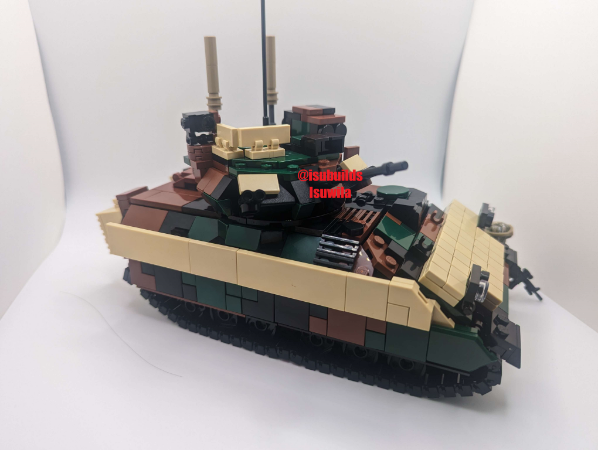 LEGO MOC M2 Bradley Woodland w/ BUSK by Isubuilds | Rebrickable - Build ...