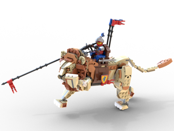 LEGO MOC Armored lion by legolot | Rebrickable - Build with LEGO