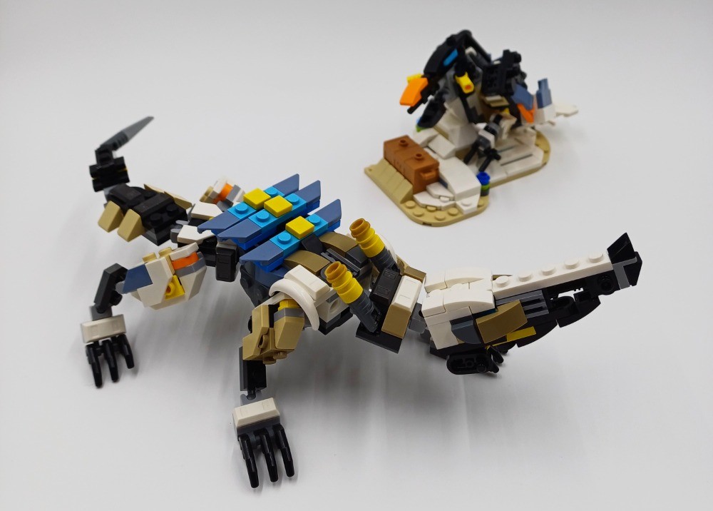 LEGO MOC-242456 Horizon Snapmaw and Glinthawk 77037 Alternate by ...