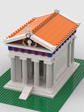 LEGO MOC Ancient Greek - Roman Temple by PANOS82 | Rebrickable - Build ...