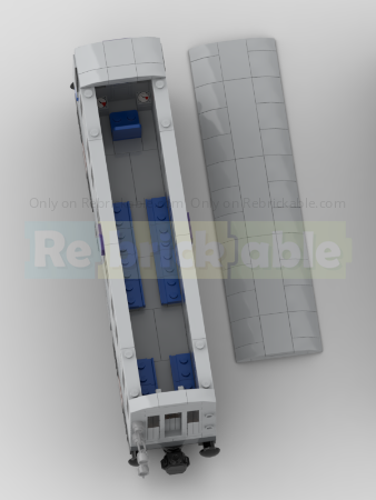 LEGO MOC-172322 CTA 5000 Series 2-Carriage Chicago L Train - Motorised ...