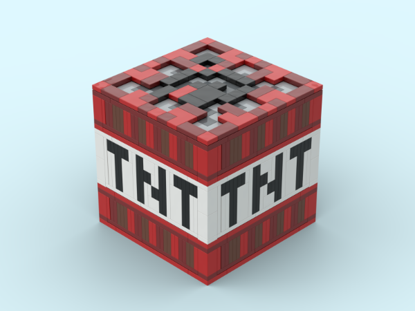 LEGO MOC Minecraft TNT Block by jsghumphreys | Rebrickable - Build with ...