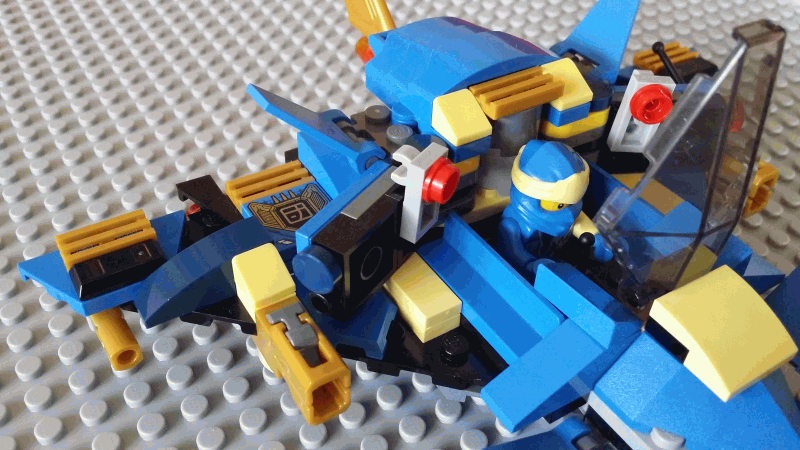 LEGO MOC Jet EVO JE-784.2 "Thunderbolt" by A.Fool | Rebrickable - Build ...