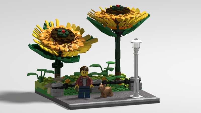 LEGO MOC Sunflower Trees 40524 by EliOriginal | Rebrickable - Build ...