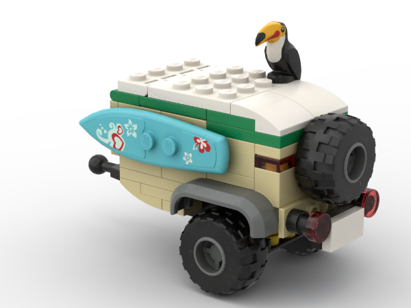 LEGO MOC Teardrop Trailer by DesignDad | Rebrickable - Build with LEGO