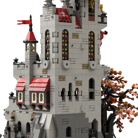 LEGO MOC Fright Knights - Basil's Manor by Alauch | Rebrickable - Build ...