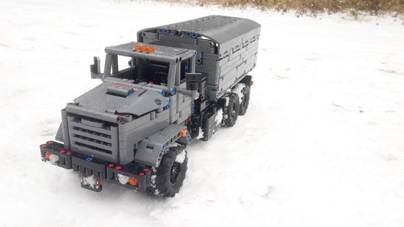 LEGO MOC Tent for - RC KrAZ-6322 "Soldier" by Bortnick | Rebrickable ...