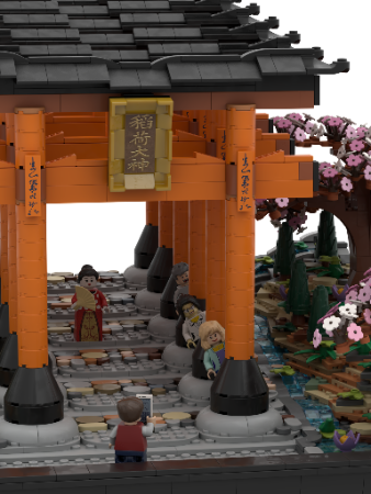 LEGO MOC Fushimi Inari Torii Gate walkway by jeffmcclain | Rebrickable ...