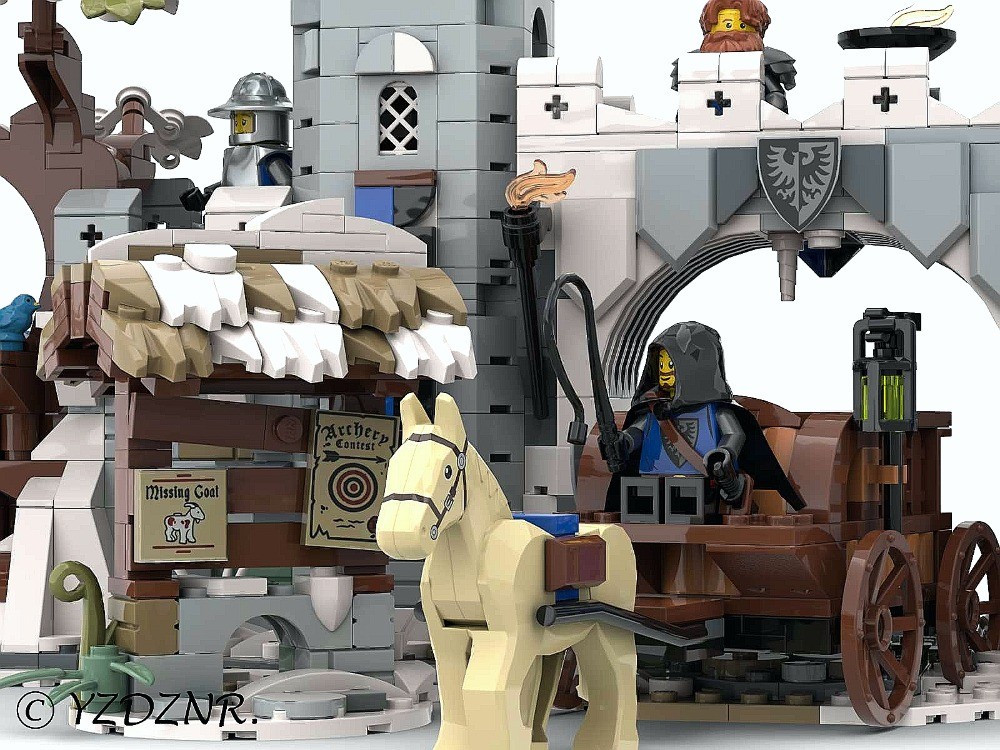 LEGO MOC-239149 Quest Board of Black Falcon Town by yascr2024 ...