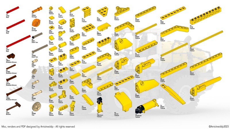 LEGO MOC Liebherr L580 XPower: The Ultimate Lego Loader by Antoineddp ...