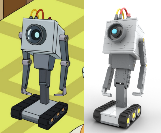 LEGO MOC Rick's Butter Robot from Rick and Morty by Hajuskin ...