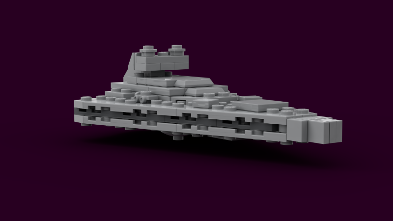 LEGO MOC Mini Star Destroyer Imperial by DiZi_77 | Rebrickable - Build ...